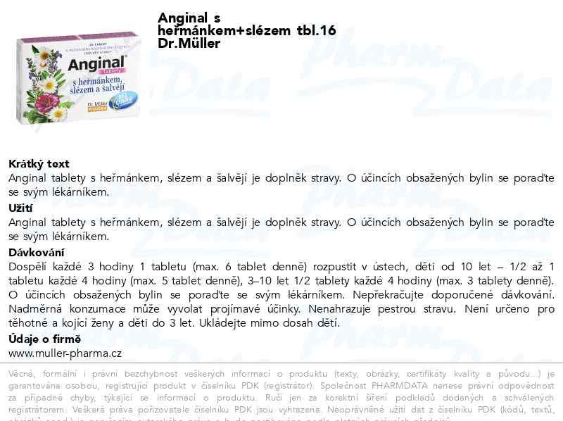 DR.MULLER Anginal tbl.heřm.+sléz tbl.16 | SOS lékárna online ...